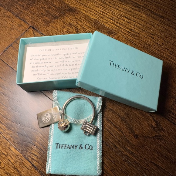 Tiffany & Co. | Accessories | Tiffany Co Silver Charm Key Ring | Poshmark